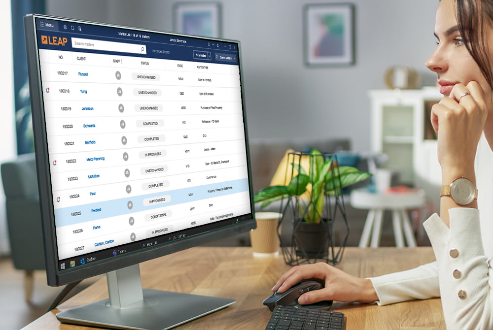 Book A Demonstration LEAP Conveyancer